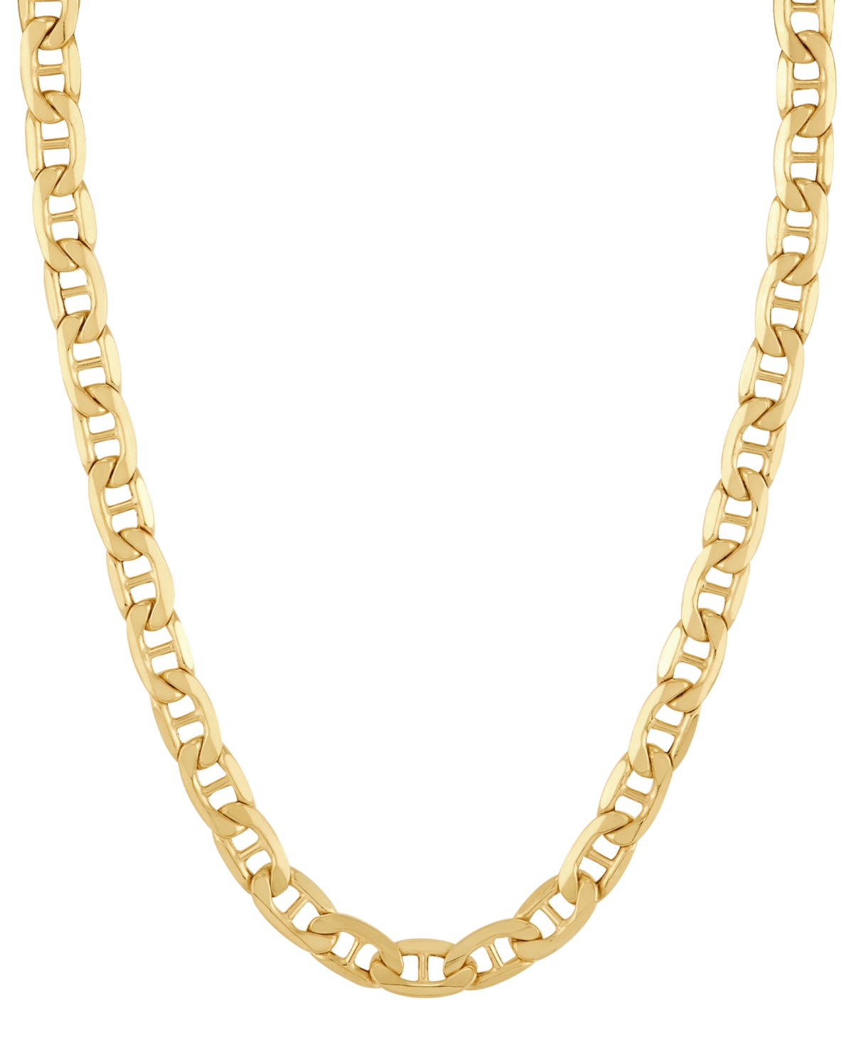 Click here for Lightweight Polished Mariner Link 20 Chain Necklac... prices
