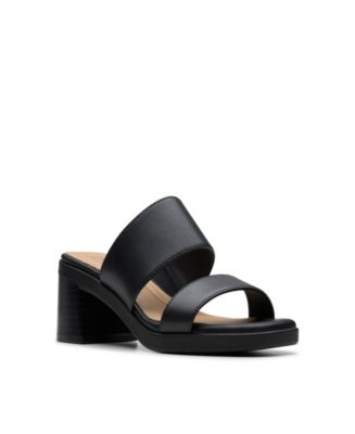 Clarks Collection Women's Jaylan Dusk Block Heel Sandals - Macy's