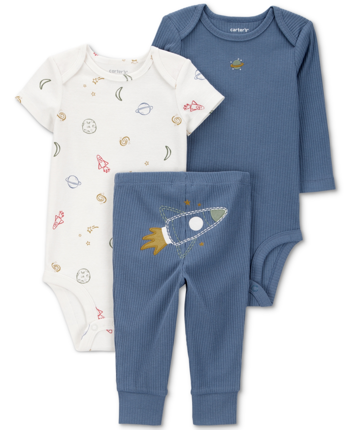 Click here for Carters Baby Boys Rocket Ship Little Character Bod... prices