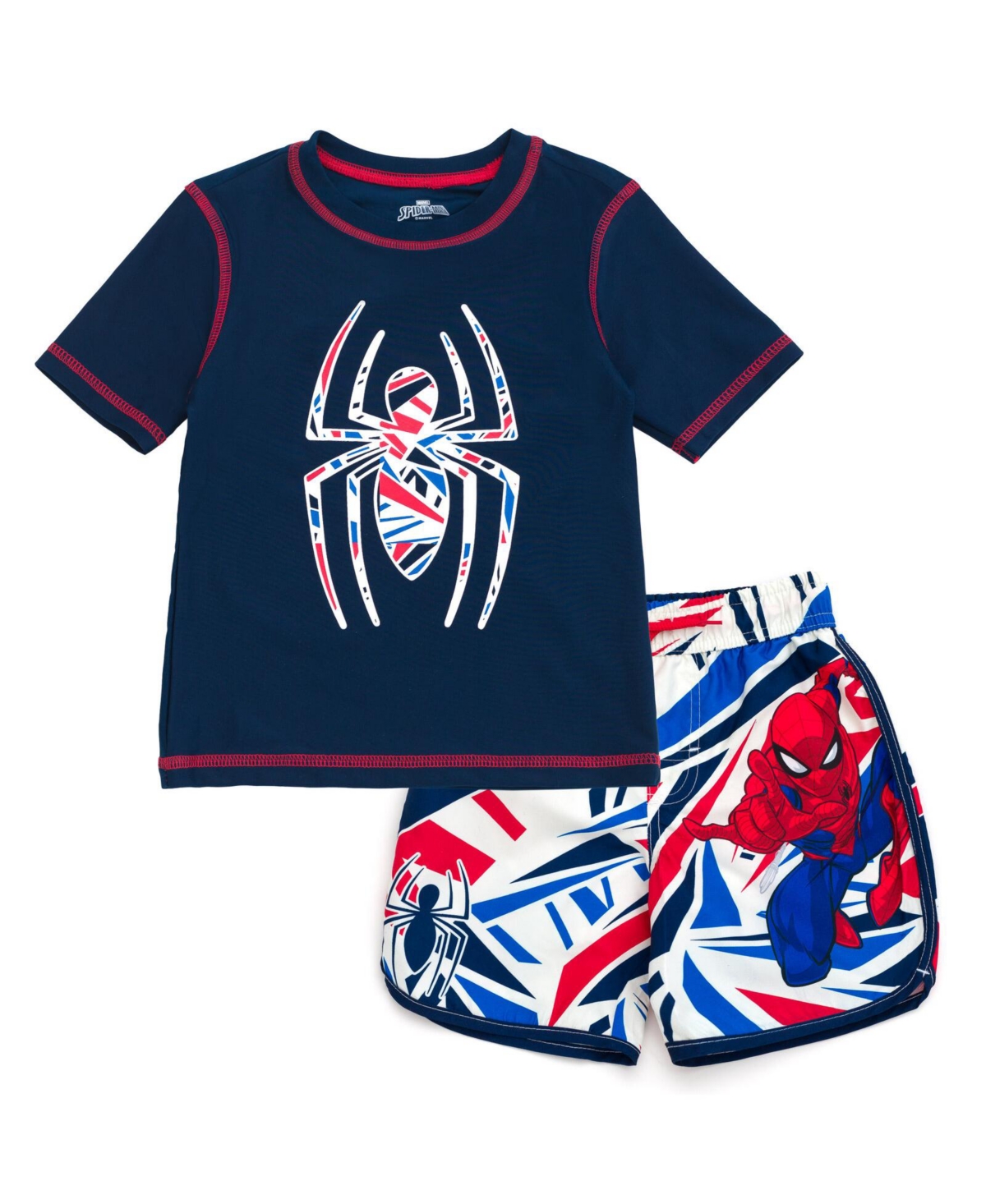 Click here for Spider-Man Toddler Boys Marvel Upf 50+ Rash Guard... prices
