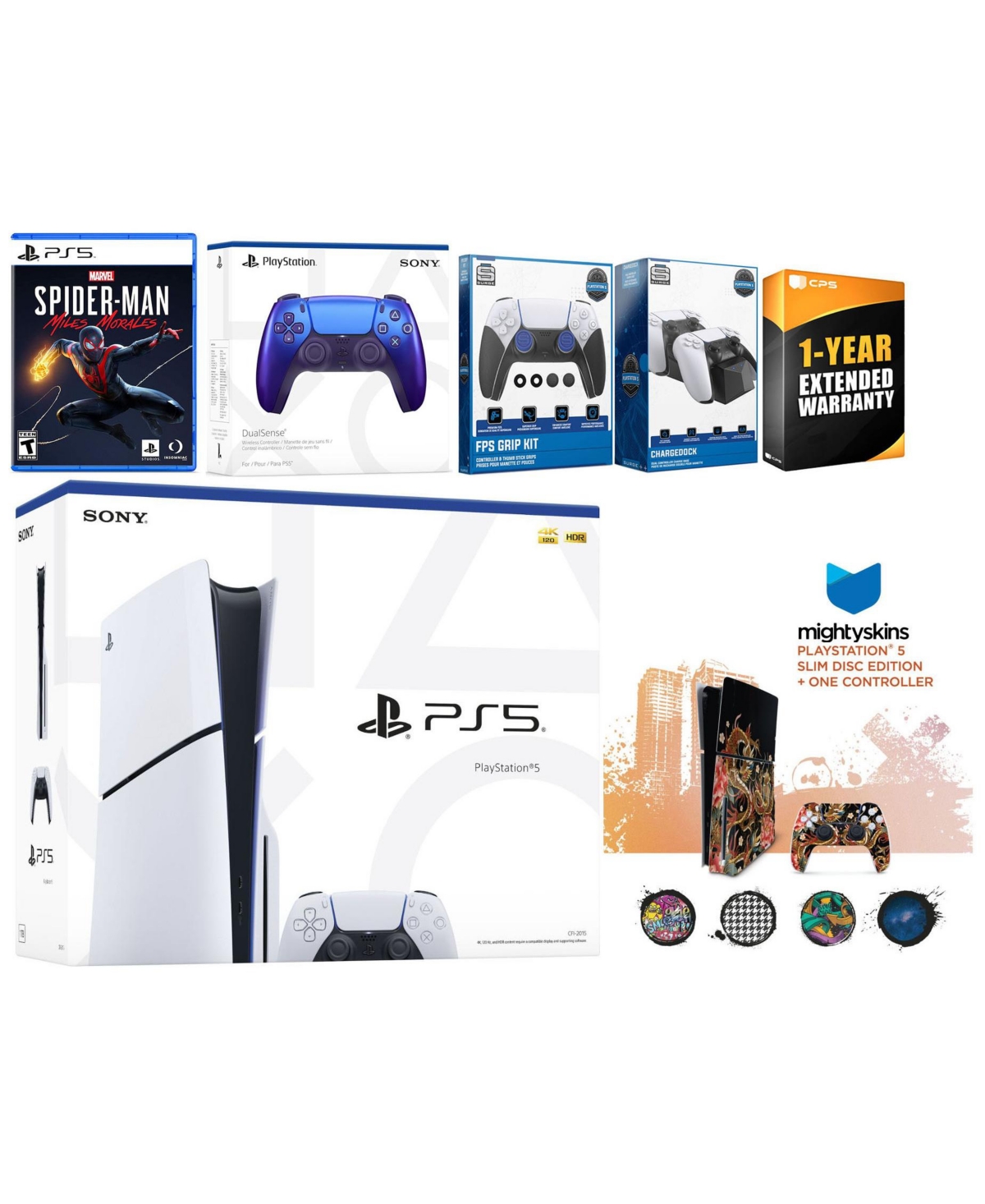 Click here for Sony Playstation 5 Slim Disc with Spider-Man: Mile... prices