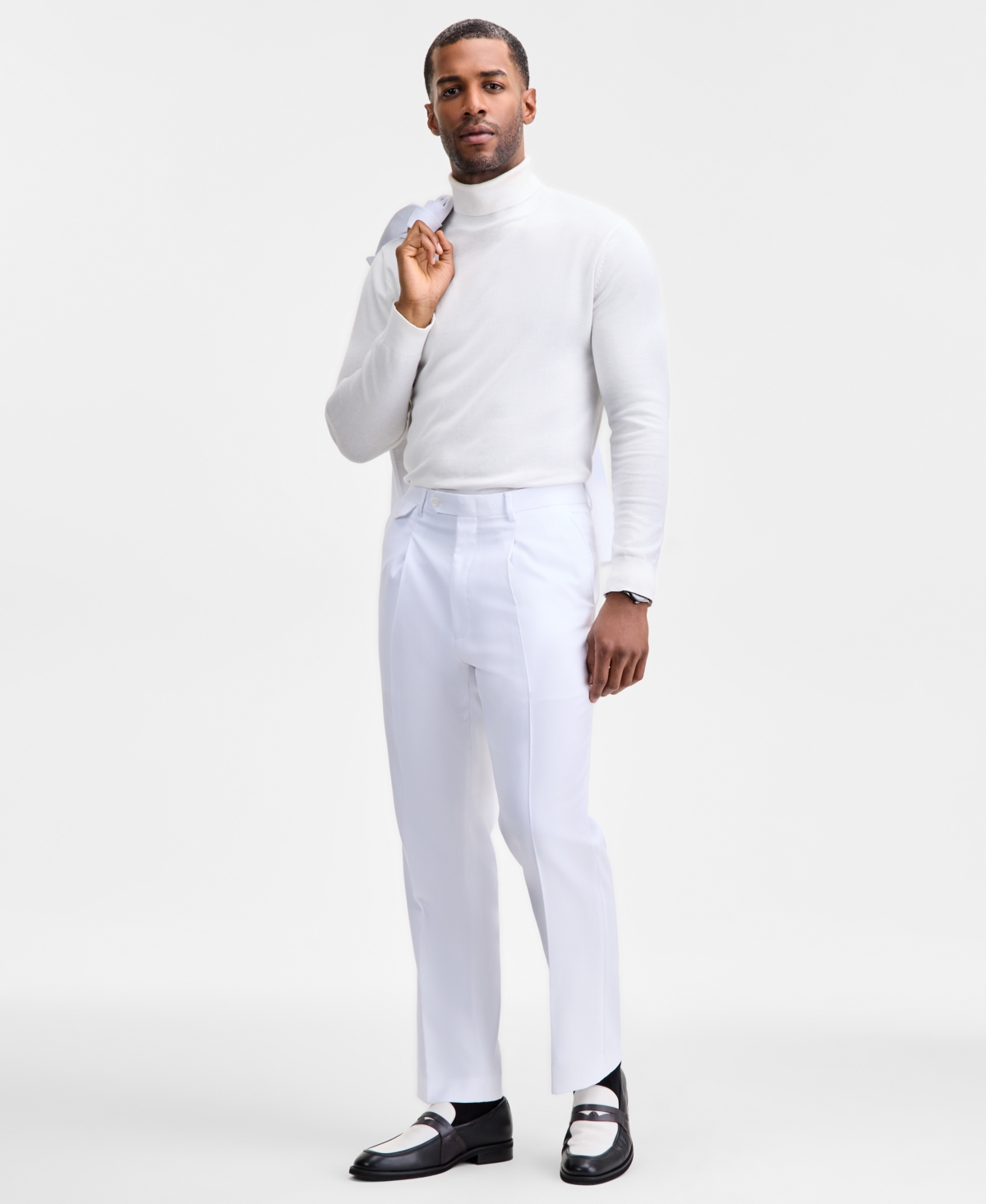 Click here for Tayion Collection Mens Classic-Fit Suit Separate P... prices