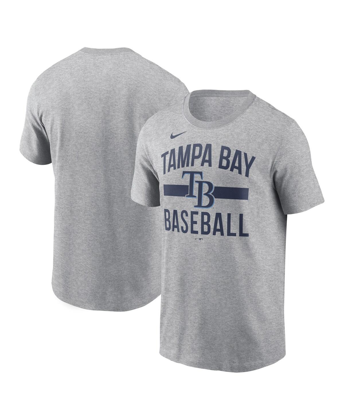 Click here for Nike Mens Heather Gray Tampa Bay Rays Arched T-Shi... prices