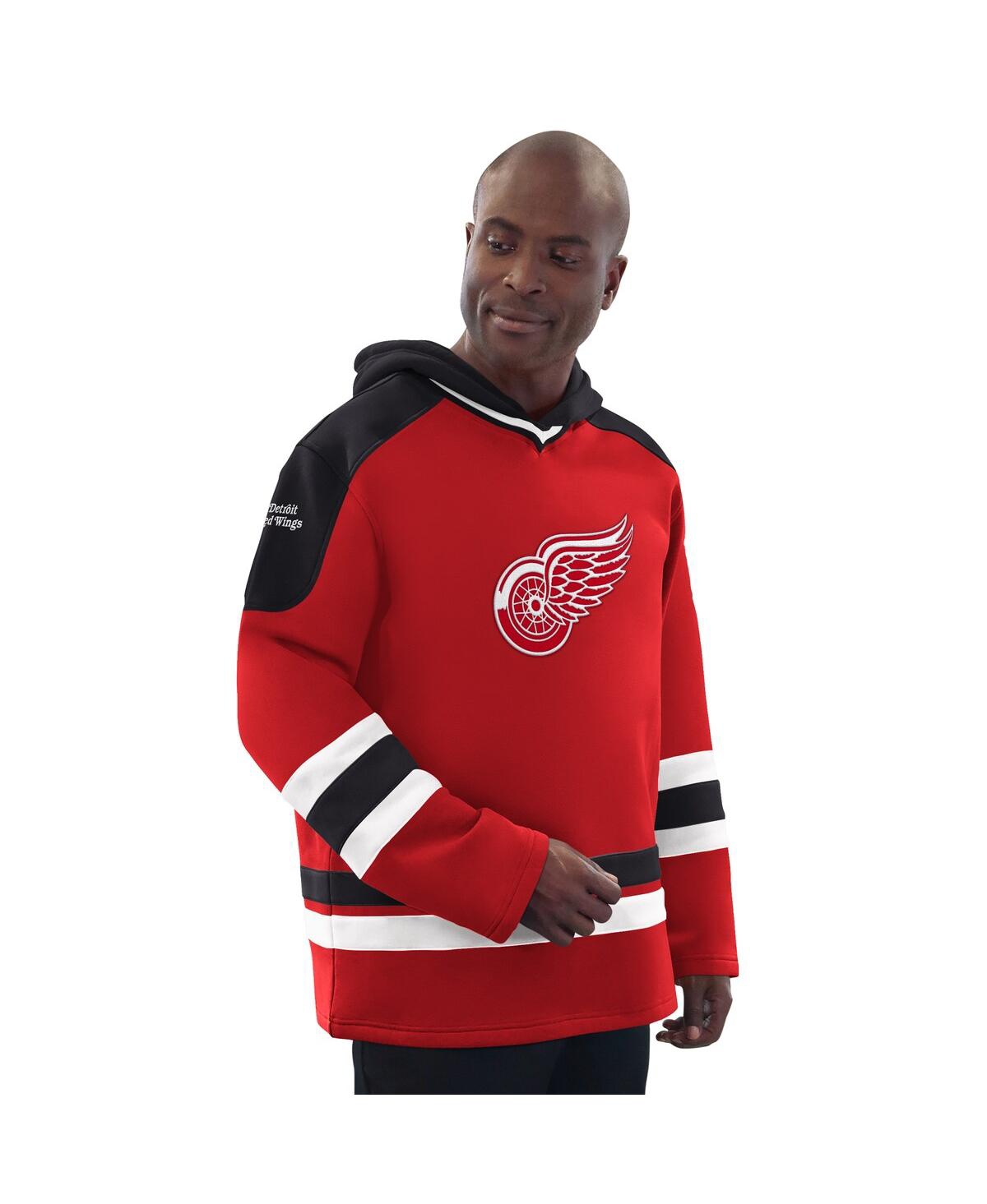 Click here for Starter Mens Red/Black Detroit Red Wings Hockey Pu... prices