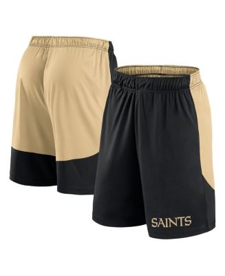 Fanatics Men's Black/Gold New Orleans Saints Launch Shorts - Macy's