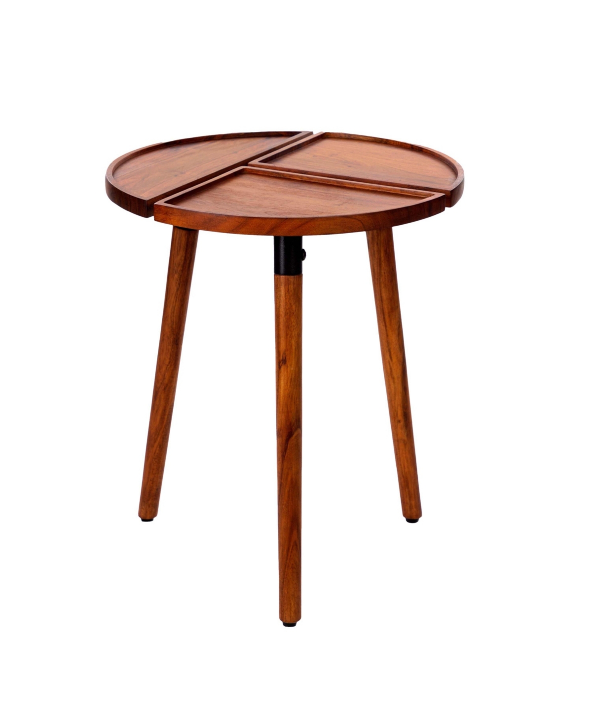 Click here for 18 Inch Round Acacia Wood Side Accent End Table wi... prices