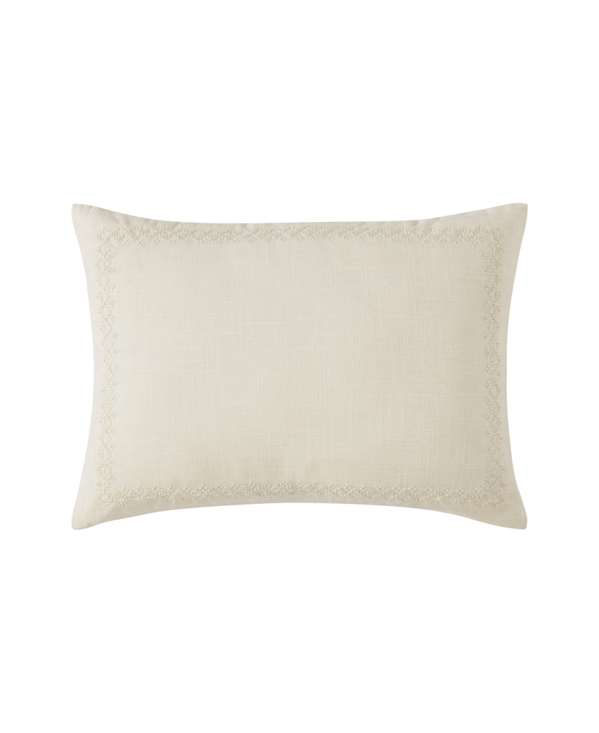 Click here for Dkny Pure Border Embroidery Decorative Pillow  14... prices