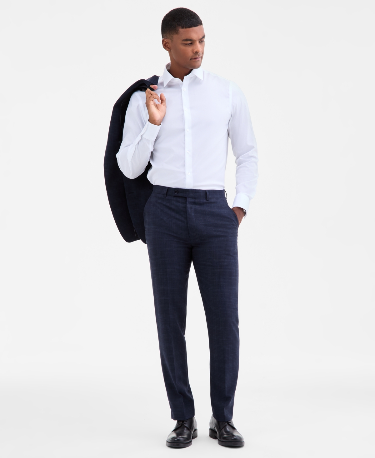 Click here for Calvin Klein Mens Slim-Fit Wool-Blend Suit Pants -... prices