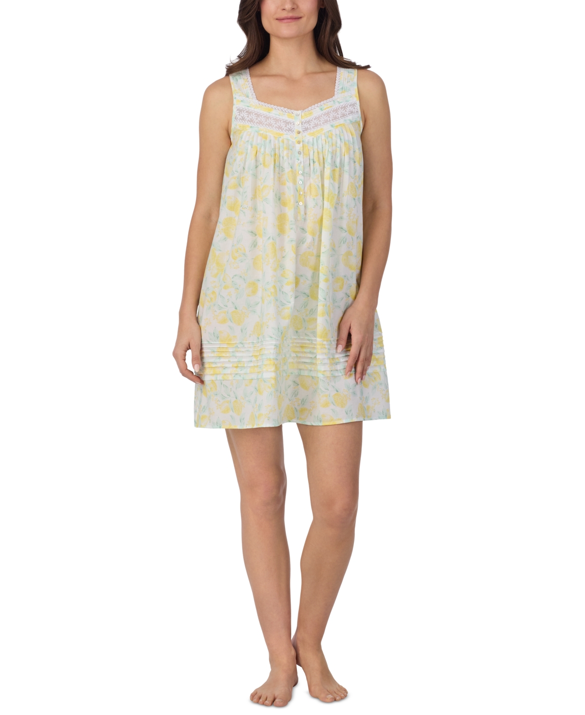 Click here for Eileen West Womens Cotton Sleeveless Short Chemise... prices