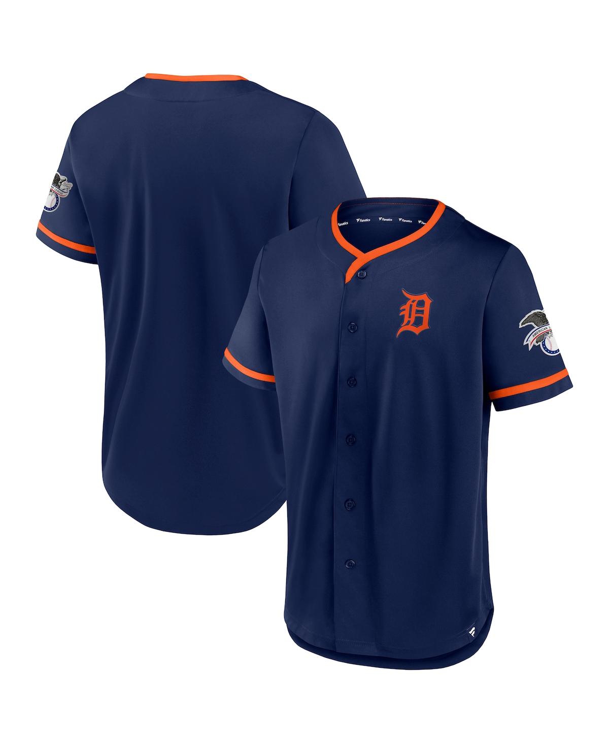 Click here for Fanatics Mens Navy Detroit Tigers Iconic Button-Up... prices