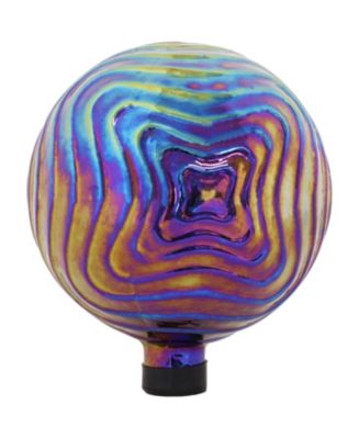 Glass 10 inch Gazing Ball for garden - Decorative Gazing Globe for ...