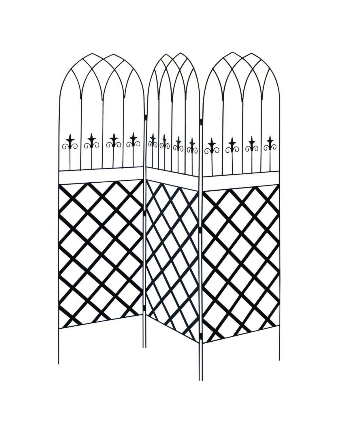 Click here for 3-Panel Lattice Screen Garden Trellis for Outdoor... prices