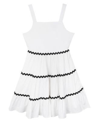 Rare Editions Big Girls Ric-Rac A-Line dress - Macy's
