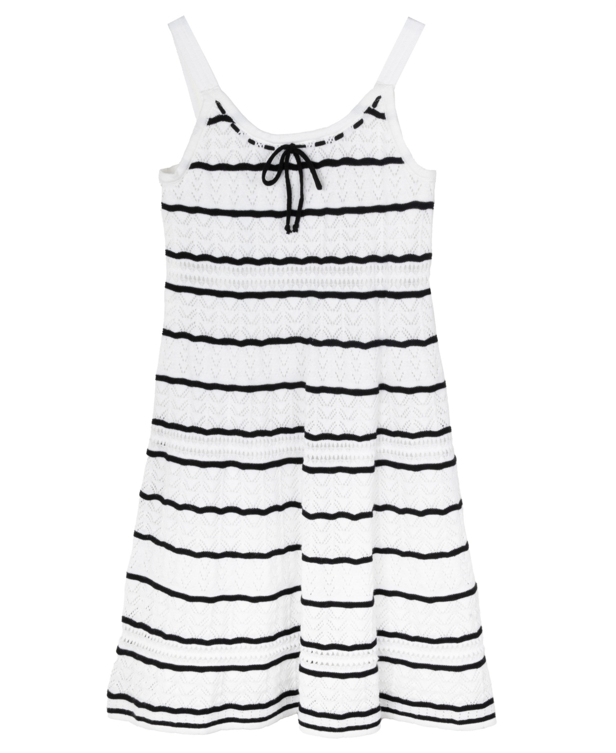Click here for Rare Editions Big Girls A-Line Crochet Dress - Whi... prices