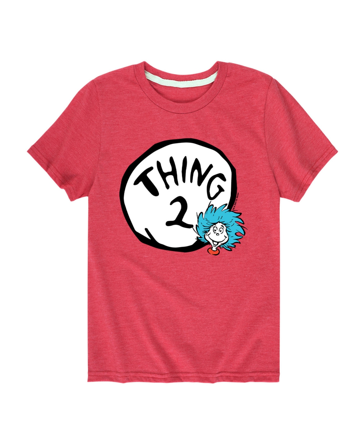 Click here for Dr. Seuss Big Boys Thing 2 Graphic T-Shirt - Red prices