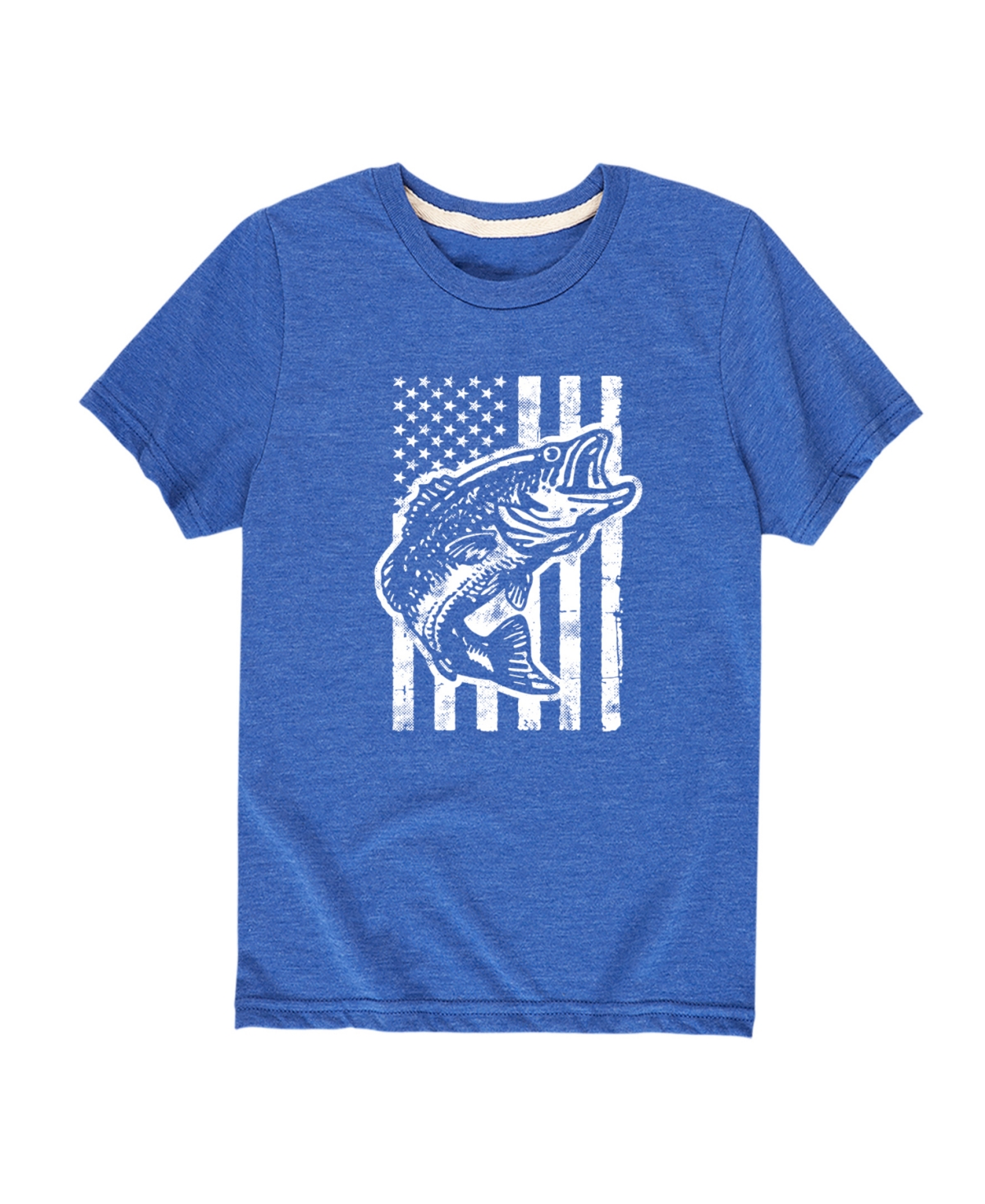 Click here for Hybrid Big Boys Americana Flag Fish Graphic T-Shir... prices