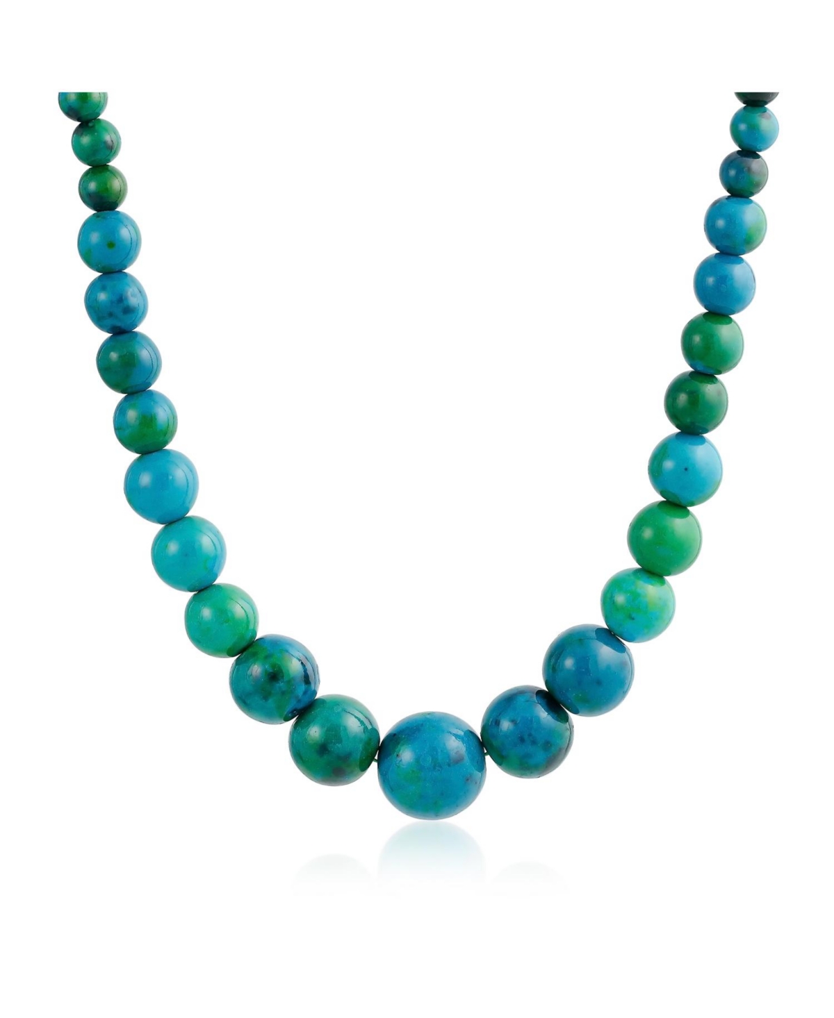 Click here for Bling Jewelry Graduated Round Bead Ball Strand Nat... prices