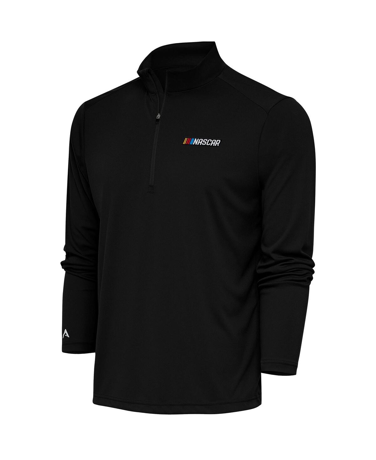 Click here for Antigua Mens Black Nascar Tribute Quarter-Zip Pull... prices