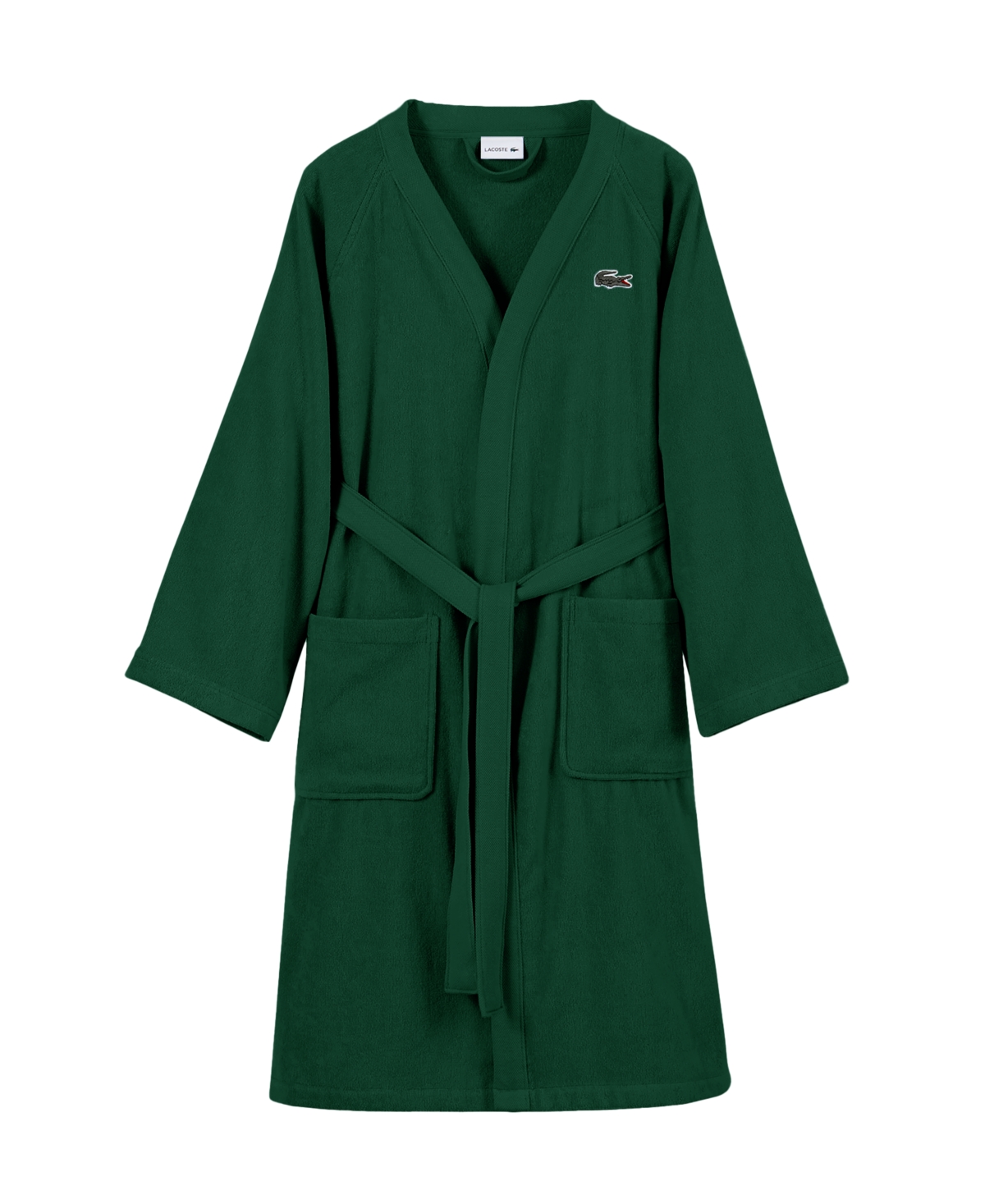 Click here for Lacoste Home Logo Patch 100 Cotton Pique Bath Robe... prices