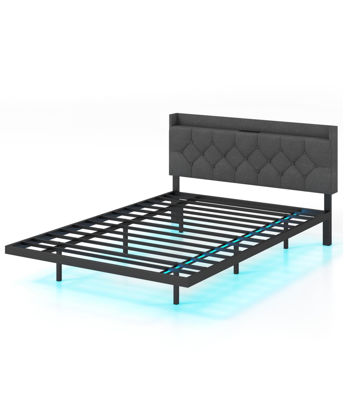 Click here for Full Size Floating Bed Frame with Led and Headboar... prices