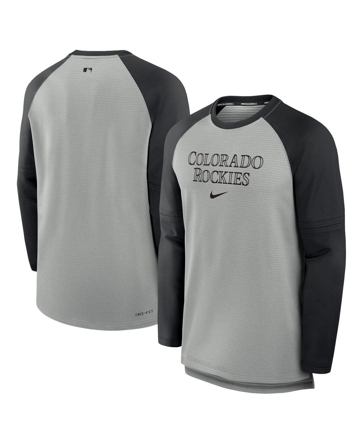 Click here for Nike Mens Heather Gray/Black Colorado Rockies Auth... prices