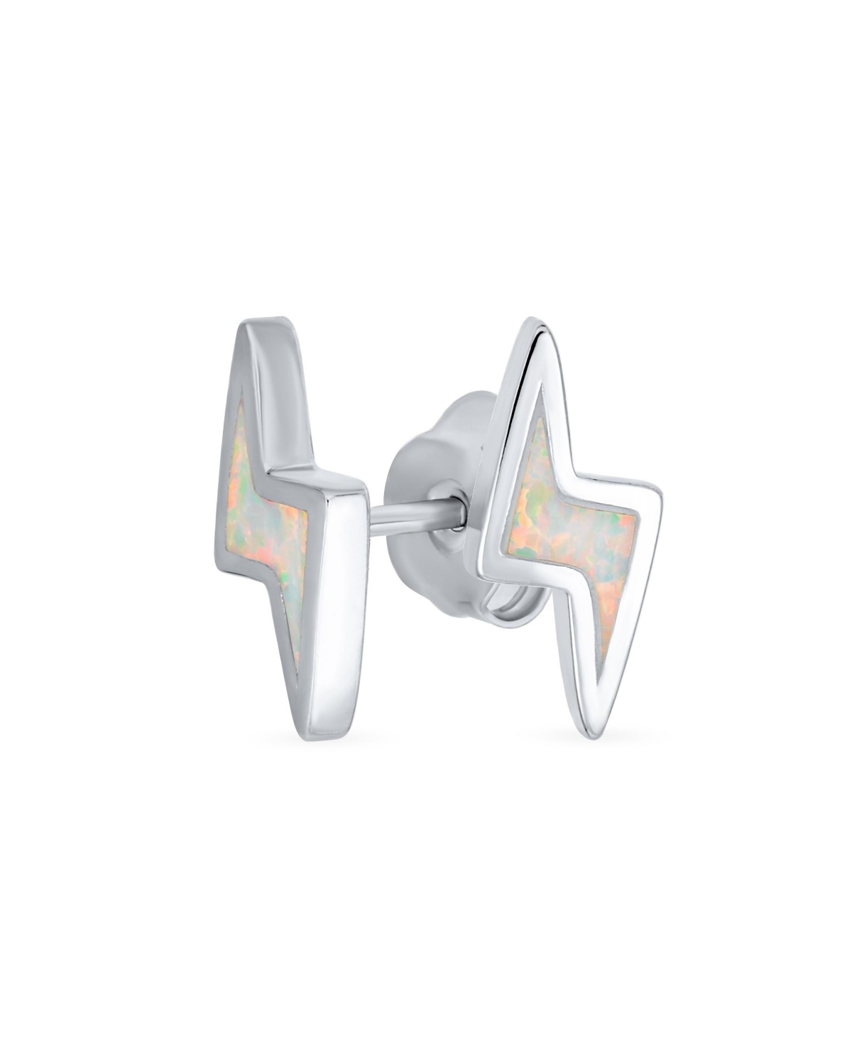 Click here for Bling Jewelry Geometric White Created Opal Inlay Z... prices