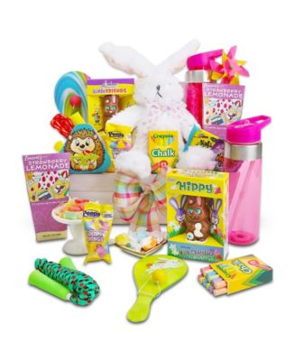 Alder Creek Gift Baskets Country Easter Basket Pink, 13 Pieces - Macy's