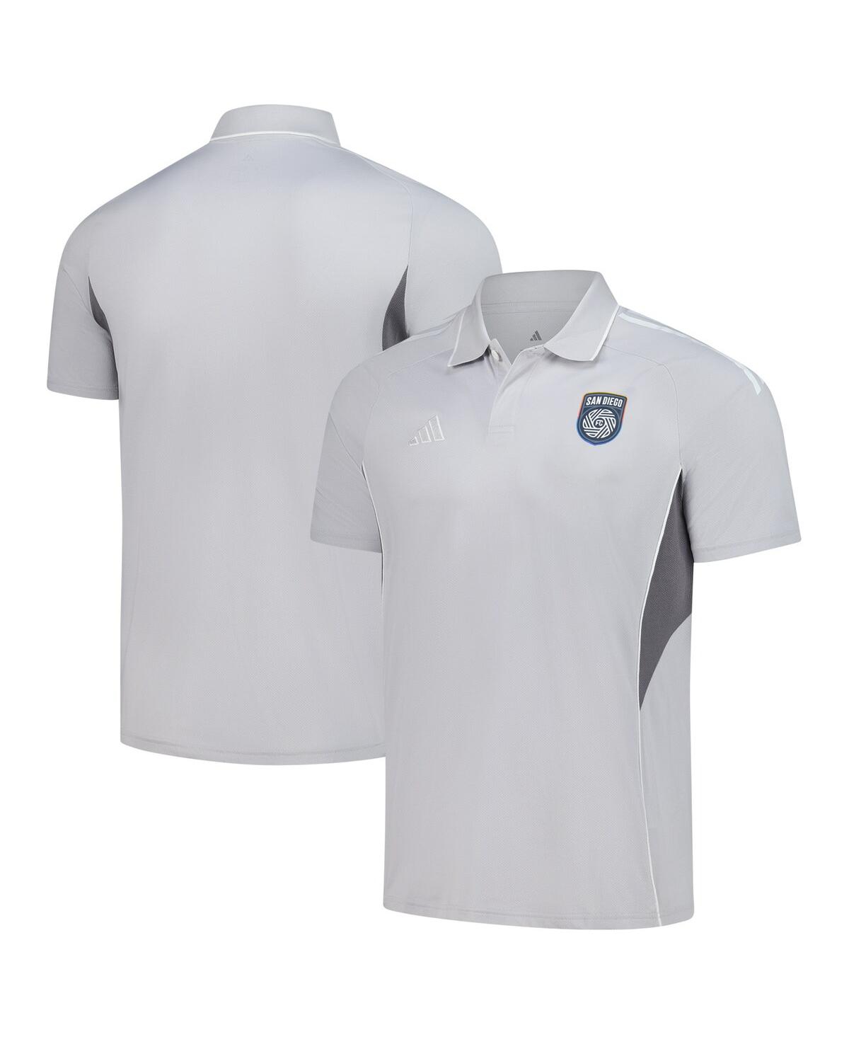 Click here for Adidas Mens Silver San Diego Fc 2025 Training Polo... prices