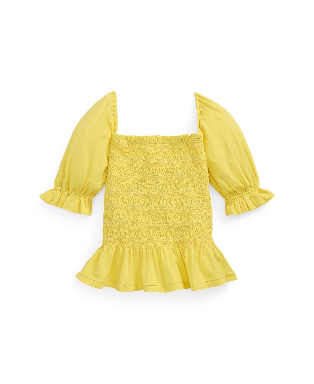 Click here for Polo Ralph Lauren Big Girls Smocked Jersey Peplum... prices