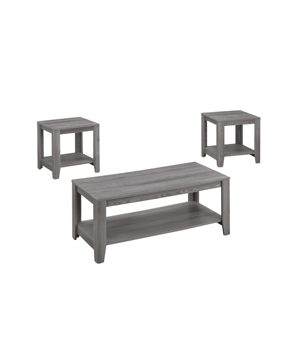 Click here for Set of Three Coffee Tables with Shelf for Storage... prices