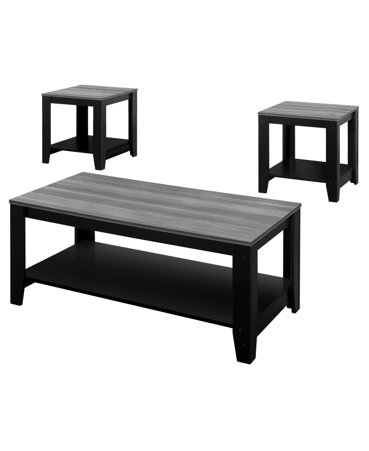 Click here for Set of Three Coffee Tables with Shelf for Storage... prices