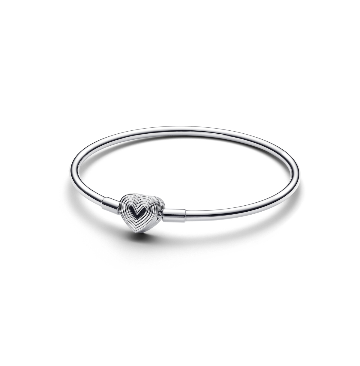 Click here for Pandora Heart Clasp Sterling Silver Bangle - Sterl... prices