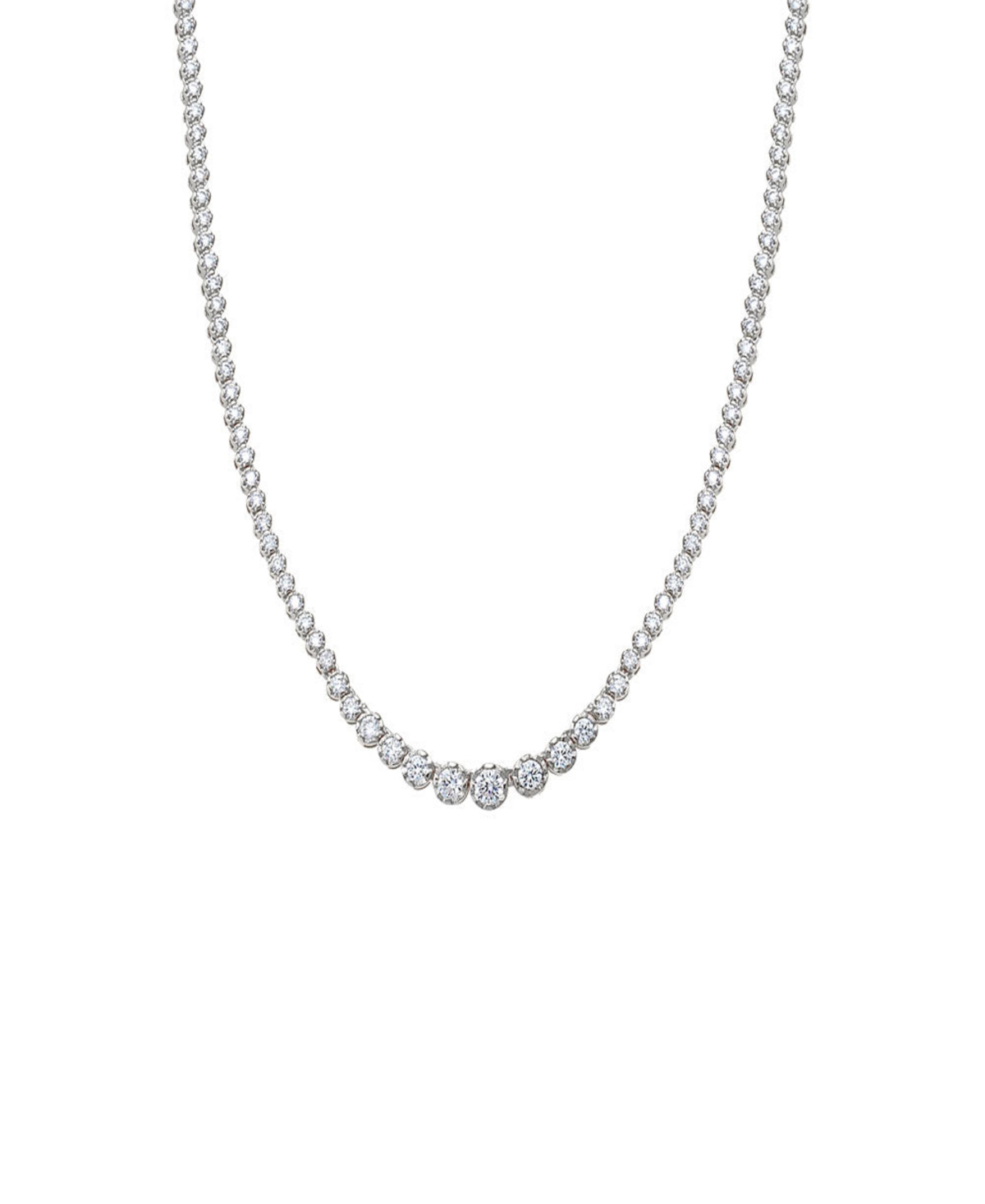 Click here for By Adina Eden Cubic Zirconia Bezel Graduated Tenni... prices