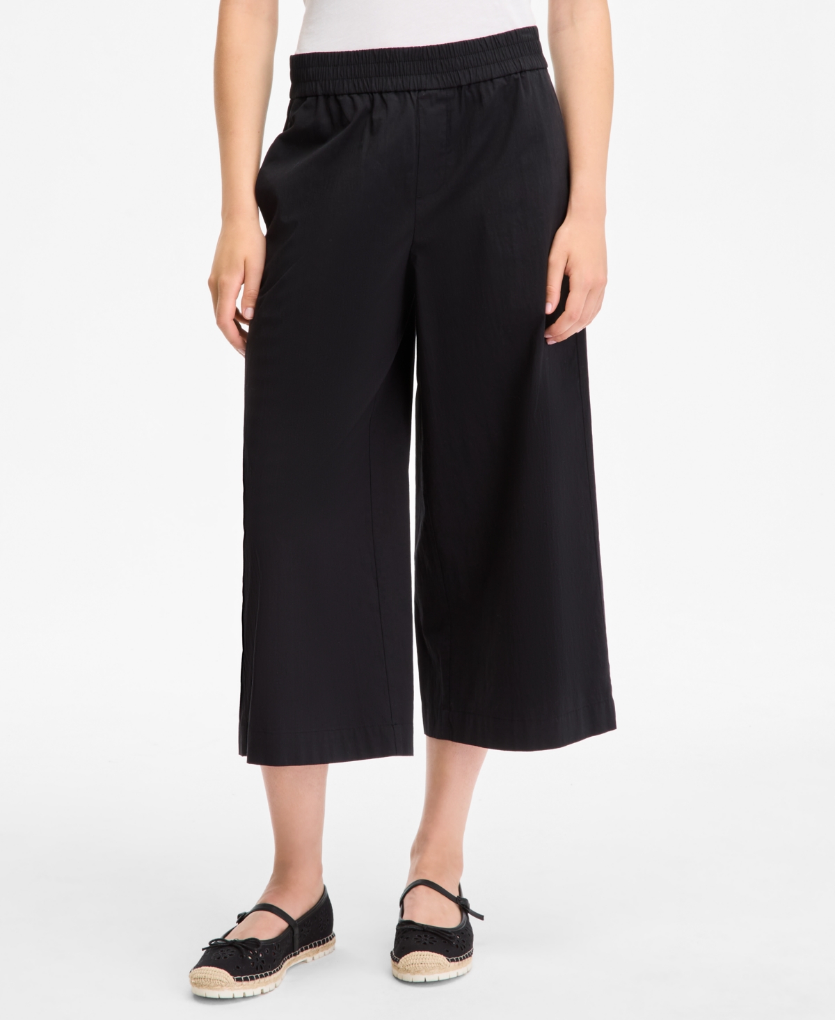 Click here for On 34th Womens High-Rise Cropped Wide-Leg Pants  E... prices