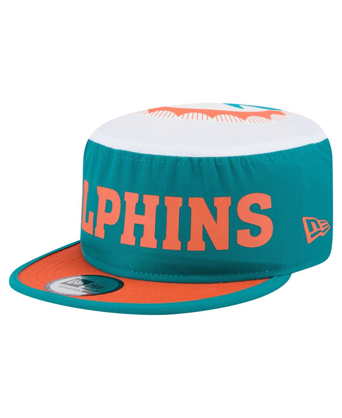 Click here for New Era Mens Aqua Miami Dolphins Throwback Retro P... prices