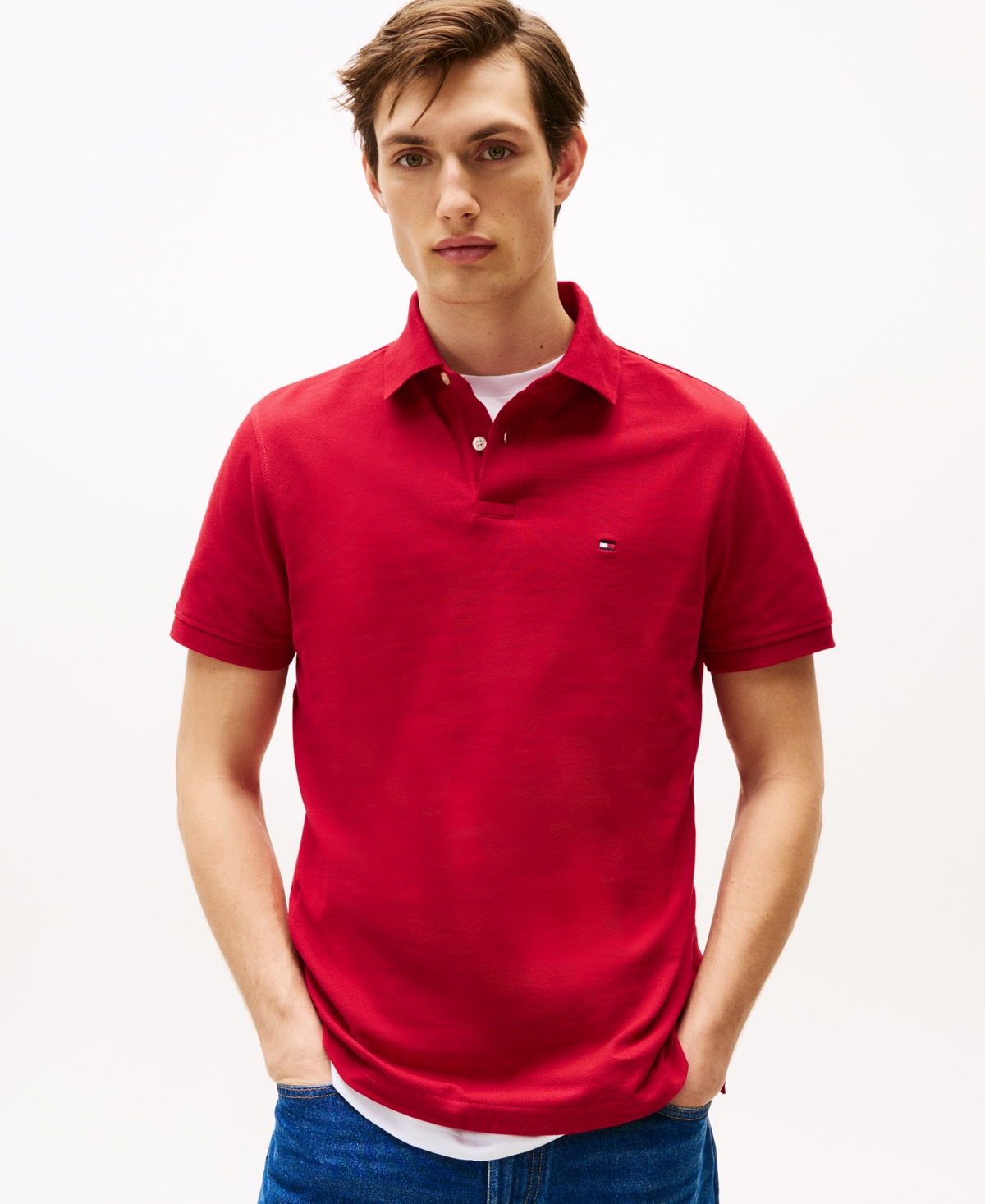 Click here for Tommy Hilfiger Mens Cotton Classic Fit 1985 Polo -... prices