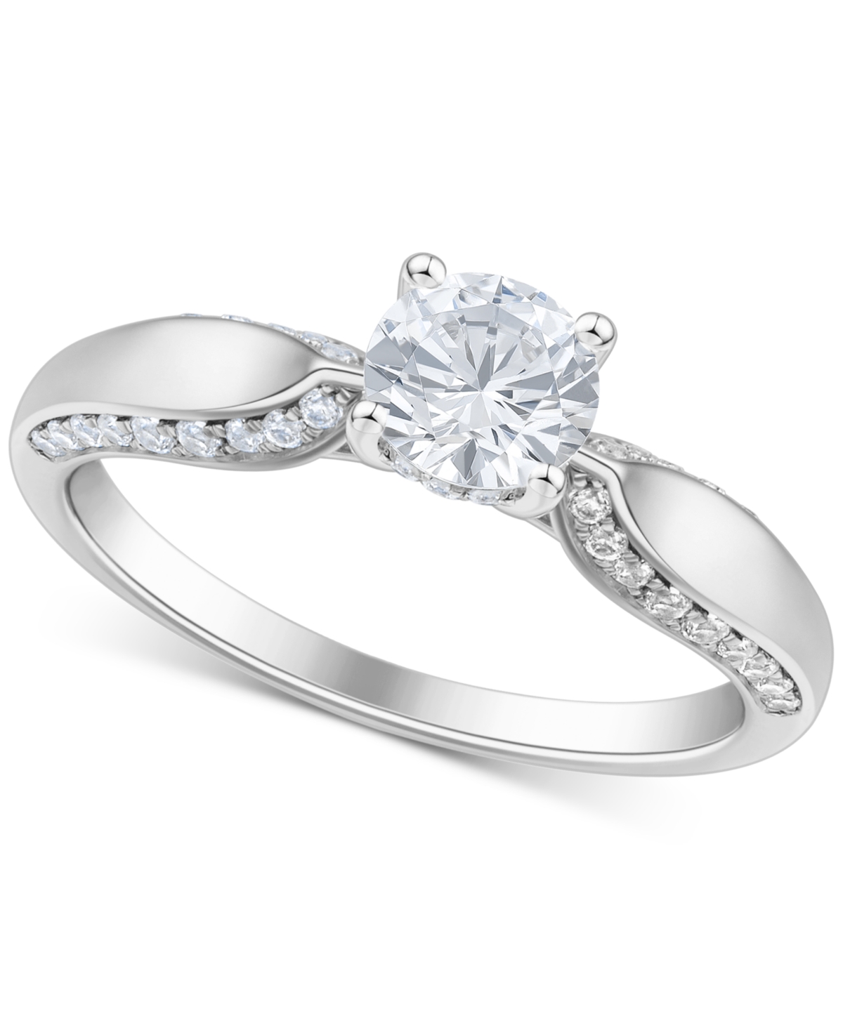 Click here for Diamond Engagement Ring (1 ct. t.w.) in 14K White... prices