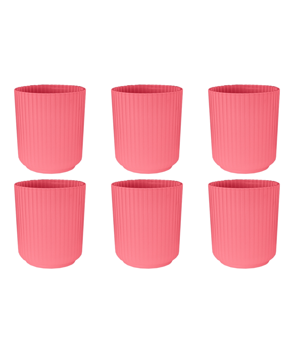 Click here for Abode Homewares Mesa Goblet Glasses  Set of 6 - Pi... prices