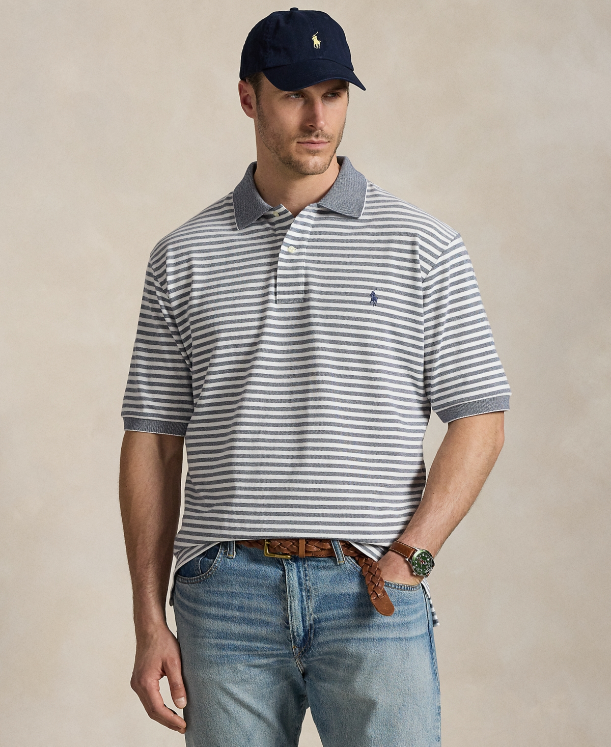 Click here for Polo Ralph Lauren Mens Big & Tall Striped Oxford M... prices