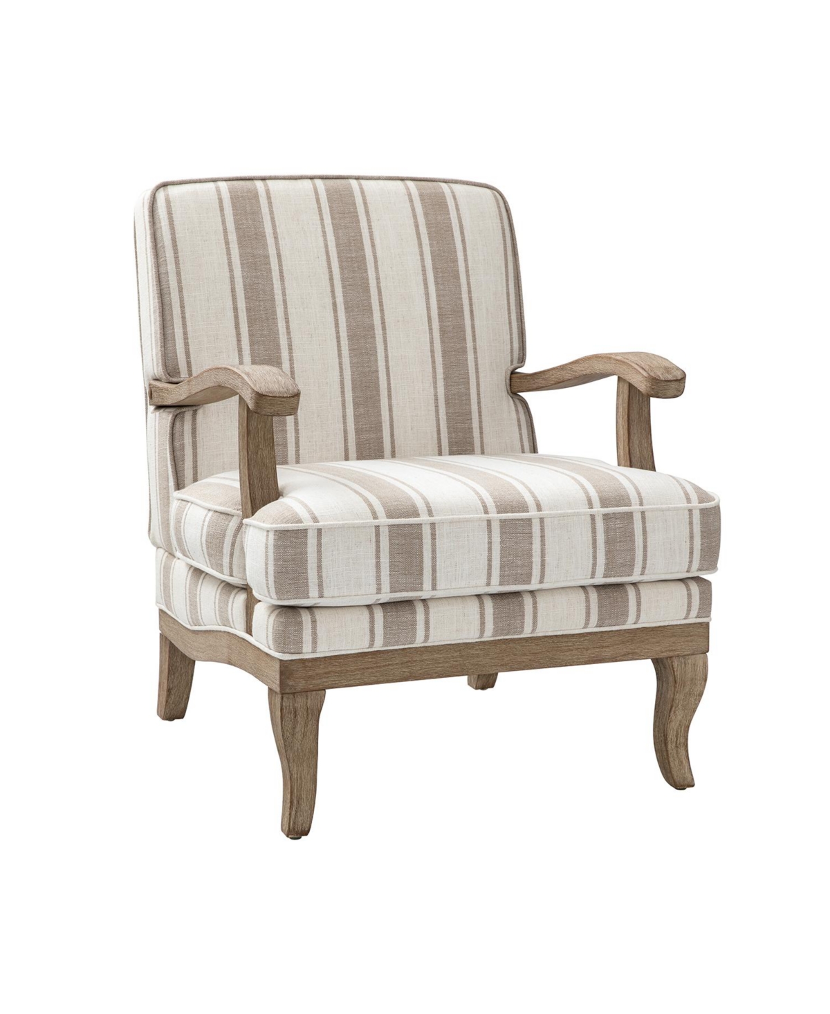 Click here for Rinaldo Farmhouse Armchair with Solid Wood Armrest... prices