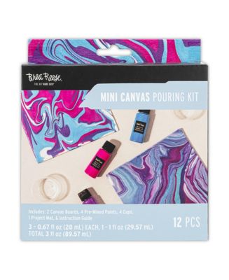 Brea Reese Acrylic Paint Pouring Kit - Holiday Wall Art - Macy's