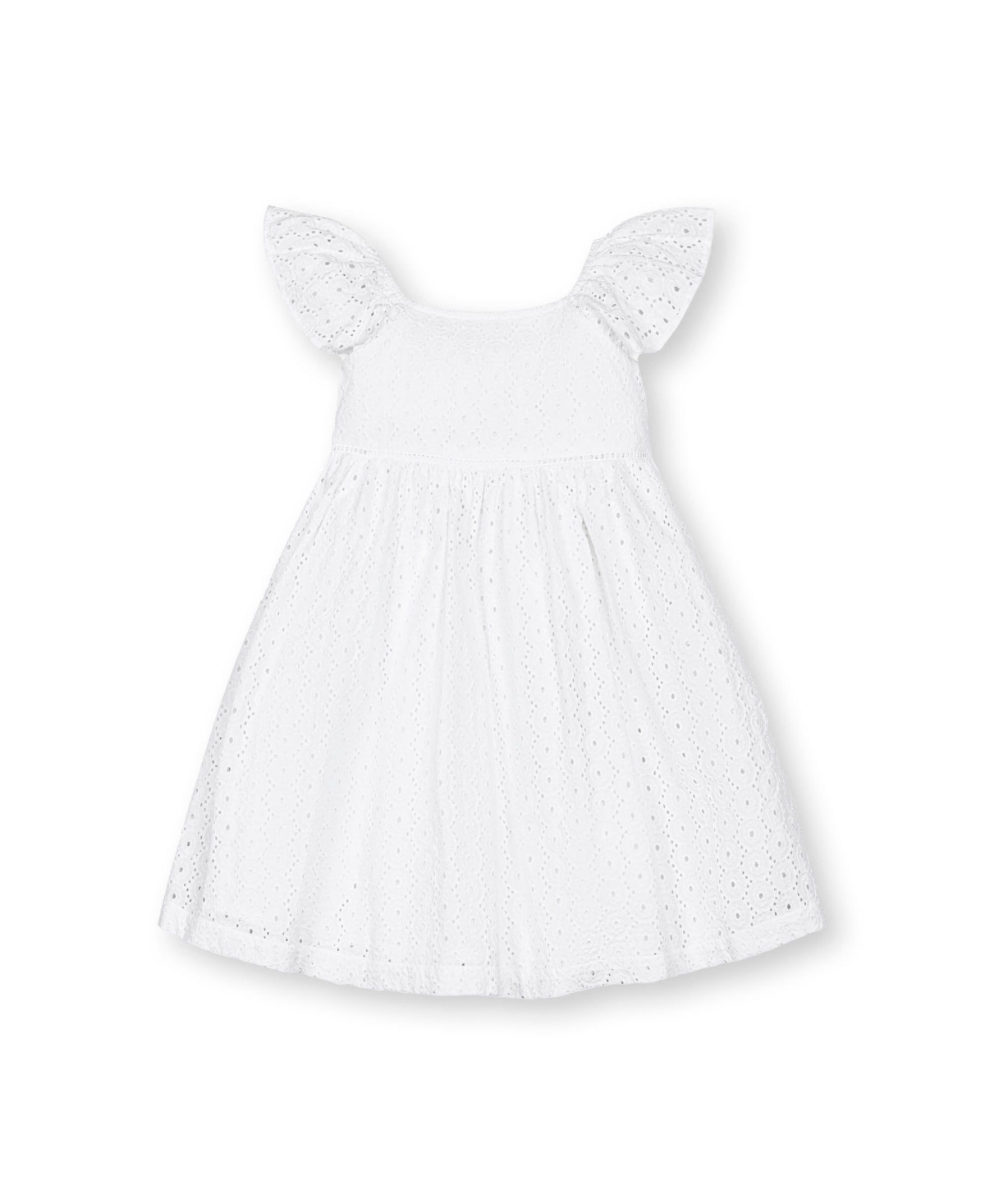 Click here for Hope & Henry Toddler Girls Flutter Sleeve Eyelet D... prices