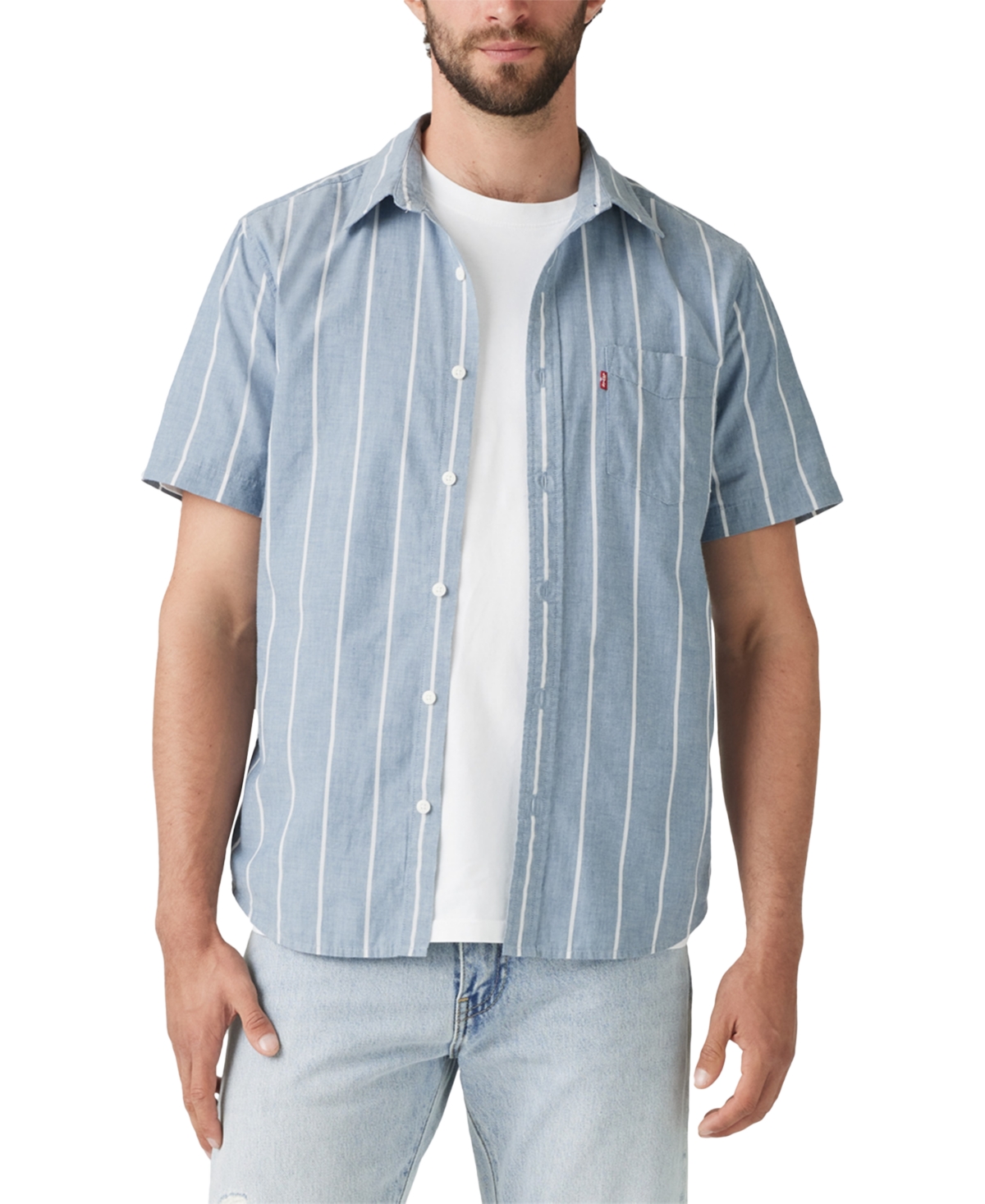 Click here for Levis Mens Classic 1 Pocket Short Sleeve Regular F... prices