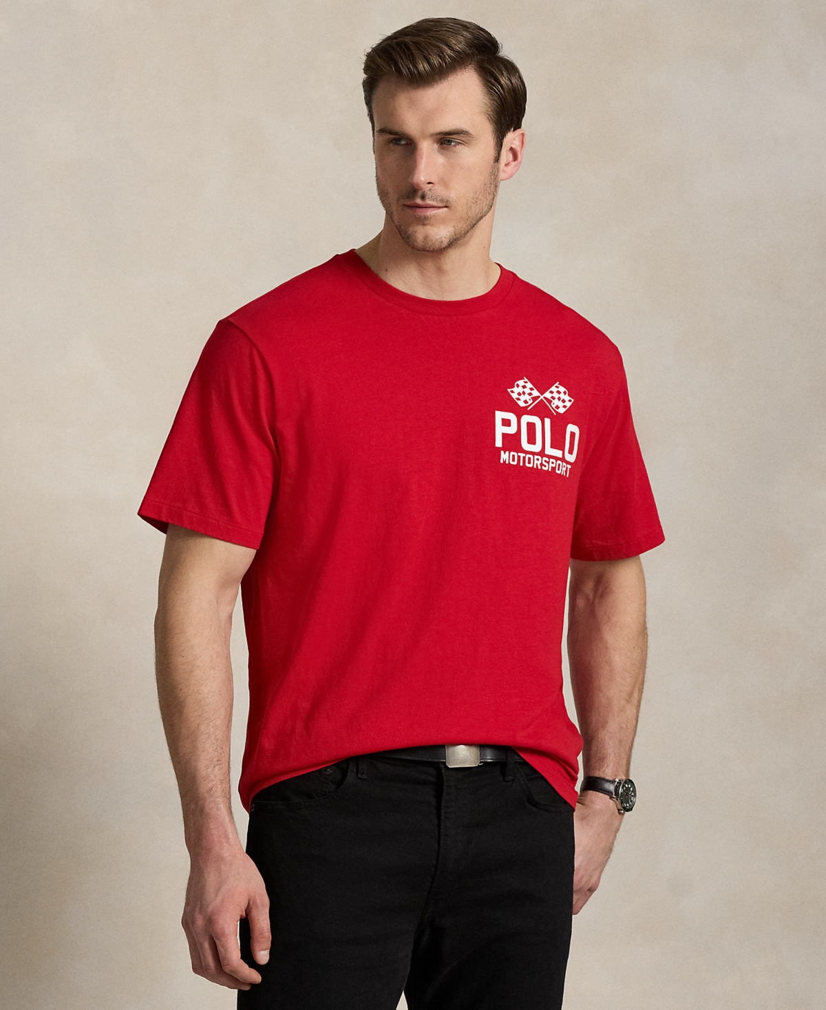 Click here for Polo Ralph Lauren Mens Big & Tall Slub Jersey Grap... prices