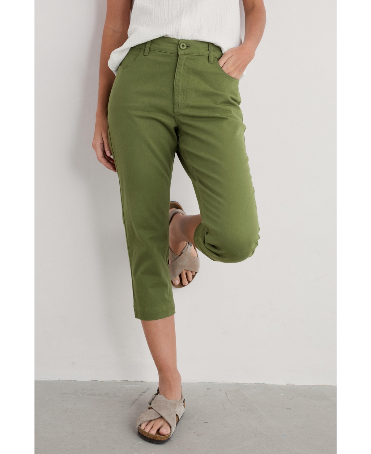 Click here for Seasalt Cornwall Womens Albert Quay Capri - Heath prices