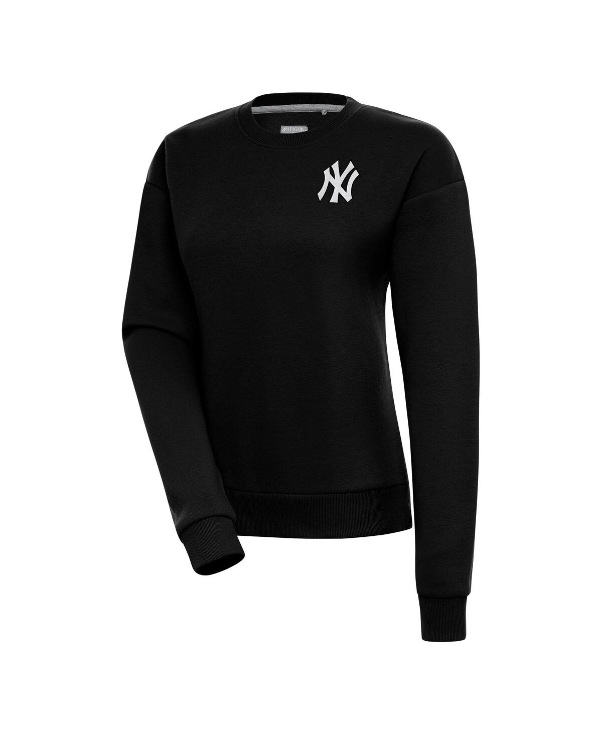 Click here for Antigua Womens Black New York Yankees Brushed Meta... prices