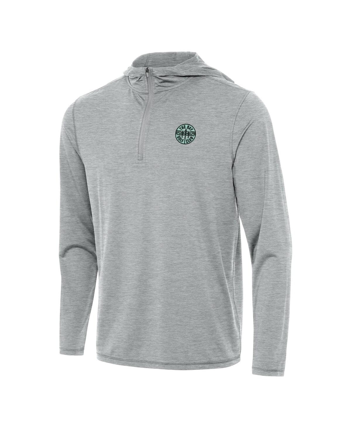 Click here for Antigua Mens Heather Gray Tgl The Bay Golf Club Ti... prices