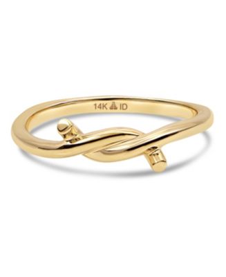 Devata Love Knot Ring in 14K Gold, Size 7, approx. 2.4 grams - Macy's