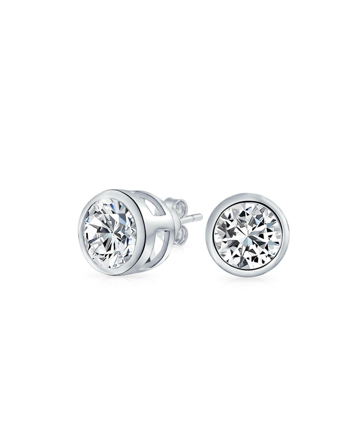Click here for Bling Jewelry Simple Classic Bezel Set Cubic Zirco... prices