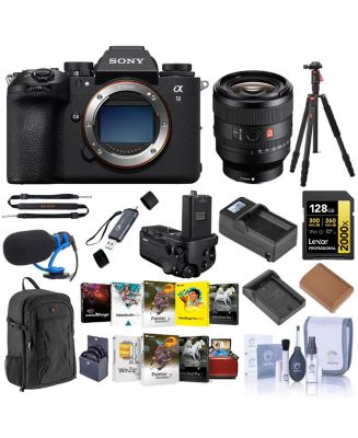 Sony Alpha a9 III Mirrorless Camera with FE 50mm f/1.4 GM Lens, Bundle with 128GB Memory Card ...